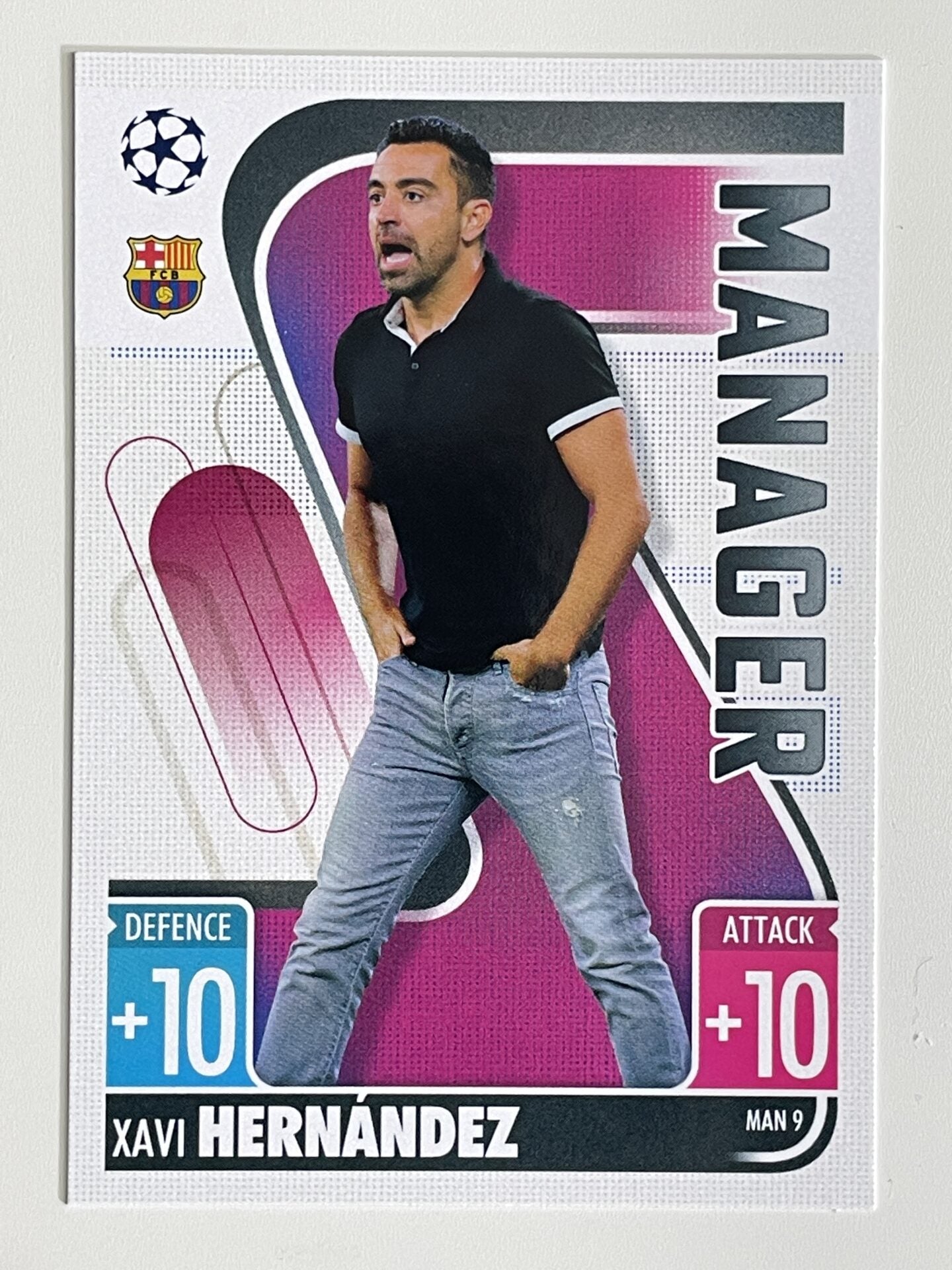 MAN9 Xavi Hernández Barcelona Manager Topps Match Attax Extra 2021/22 ...